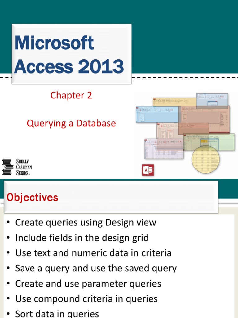 Microsoft Access 2013: Querying A Database | PDF | Databases ...