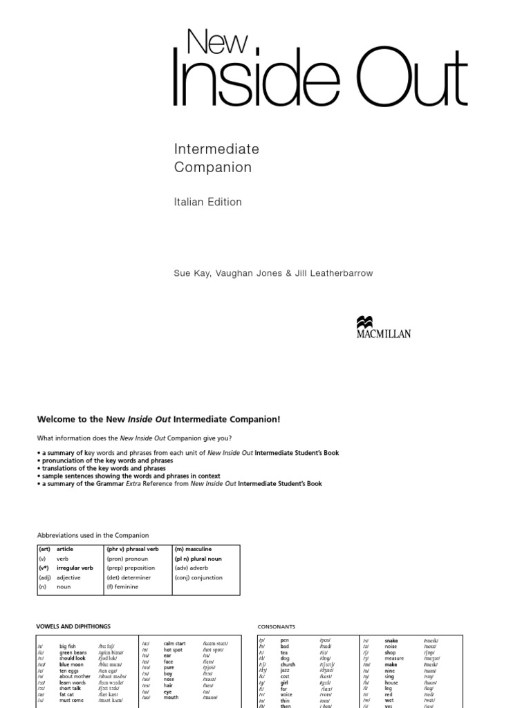 NIO Int Companion Italian | PDF | Grammatical Gender | Phrase