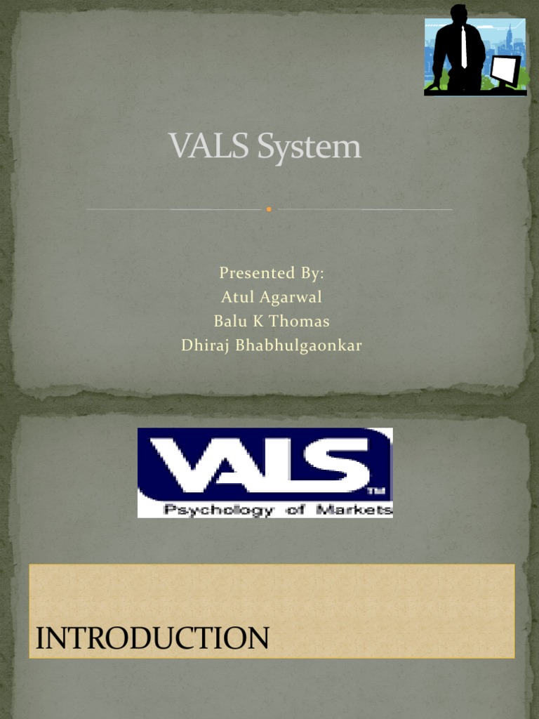 VALS System | PDF | Marketing | Behavior