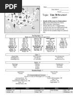 The U.S. 50 States - Map Quiz Game | PDF | The United States | Southern ...