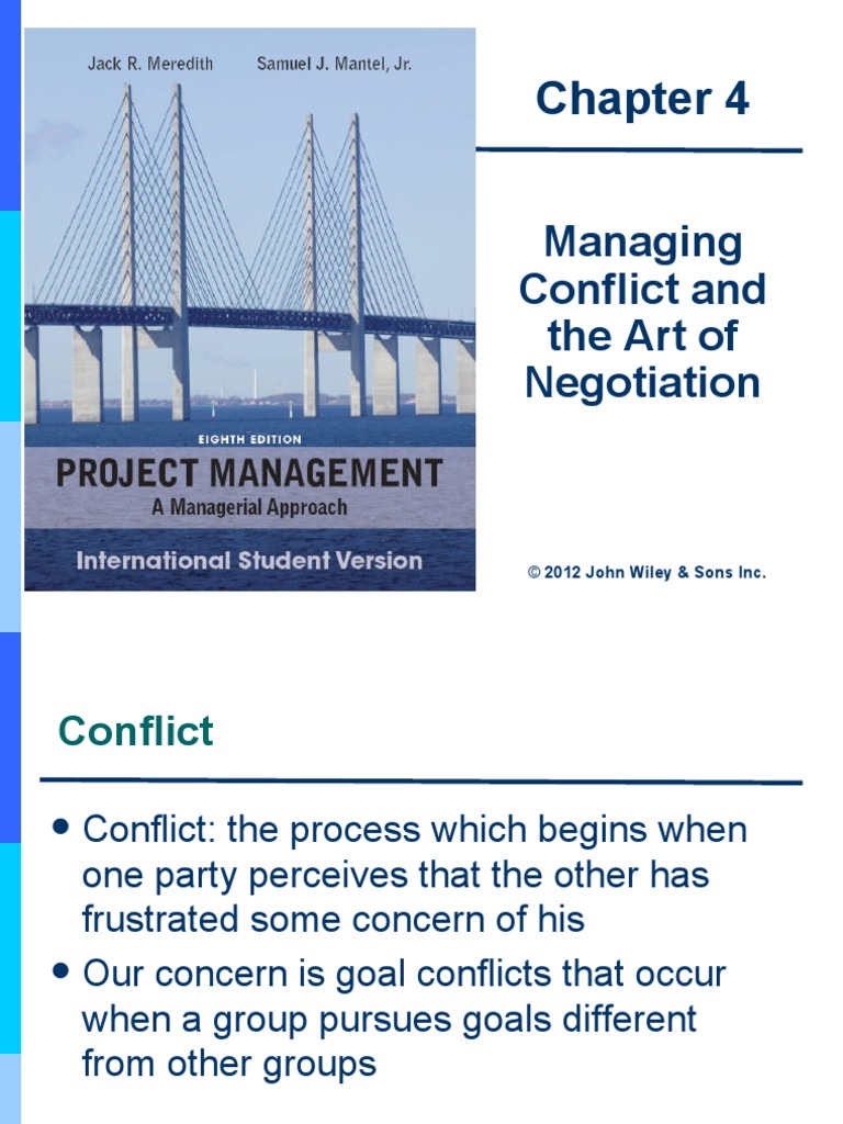 CH 04 | PDF | Negotiation | Project Management