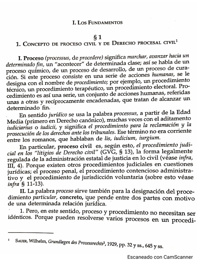 El Proceso Civil. Leo Rosenberg. | PDF