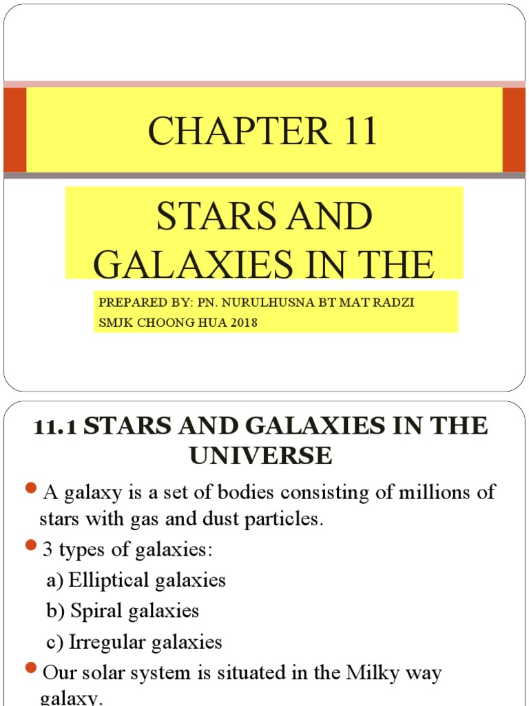 Form 2 Chapter 11 Star and Galaxies | PDF | Stars | Galaxy
