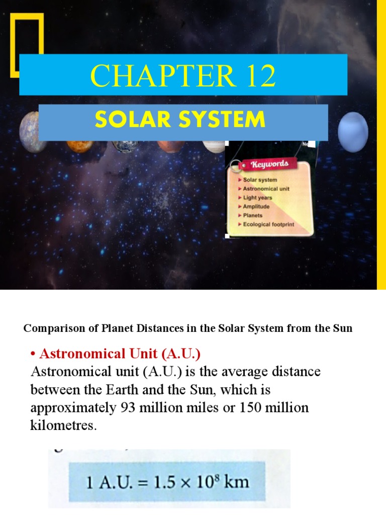 Form 2 Chapter 12 Solar System | PDF | Solar System | Planets