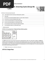 G76 Threading Cycle, Multiple Pass (Group 00) - Lathe: Haas Technical Documentation | PDF ...