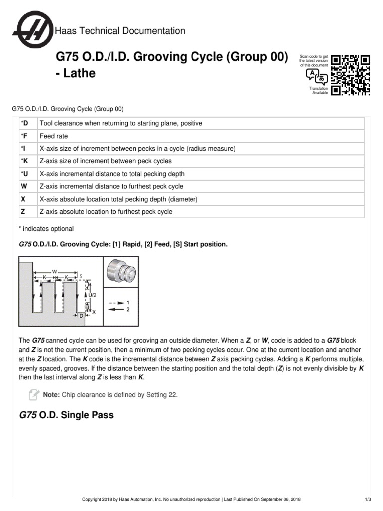 g75 O.D.I.D. Grooving Cycle Group 00 - Lathe PDF | PDF | Cartesian ...
