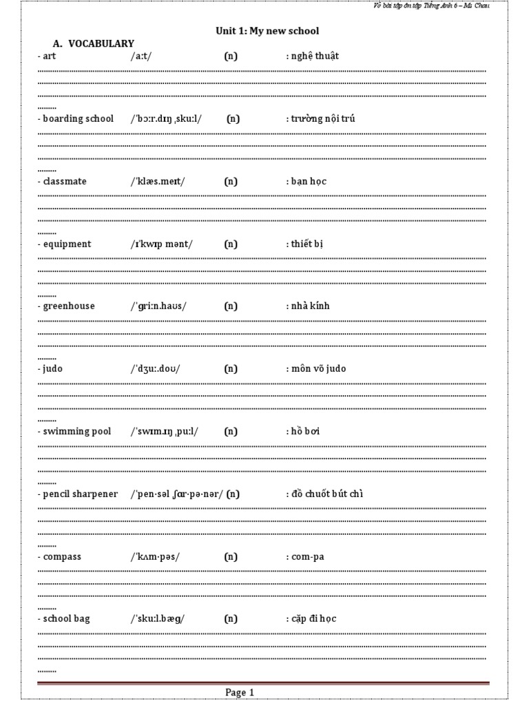 Work Book 1 | PDF