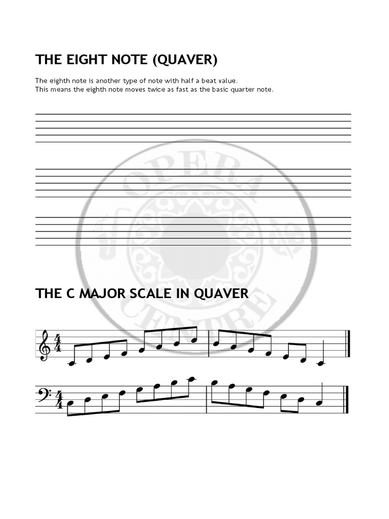 27 Quaver Lessons PDF | PDF