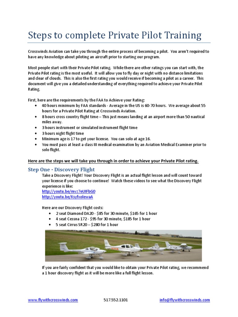 Private Pilot Training Guide | PDF | Flight Instructor | Visual Flight ...