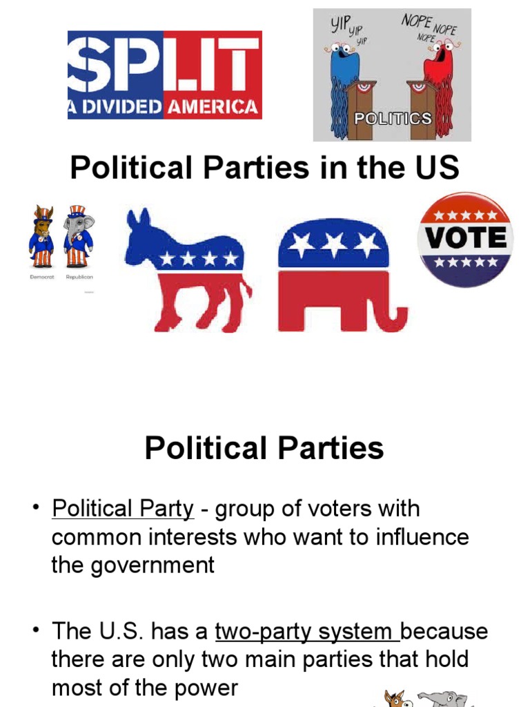 Political Parties in The US | PDF | Right Wing Politics | Political Parties
