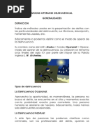 Modus Operandi | PDF | Perfil del delincuente | Criminología