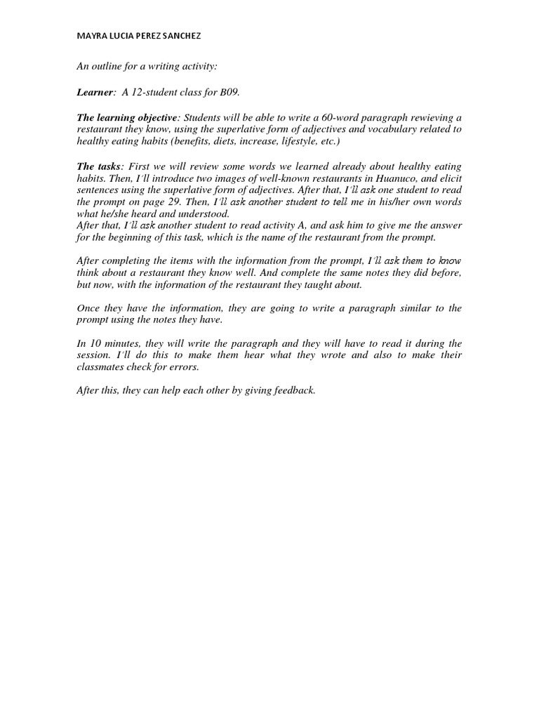 Lesson 23: Writing Healthy Reviews | PDF
