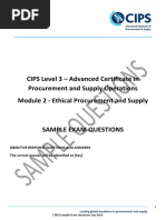 2024 CIPS Exam Sessions | PDF