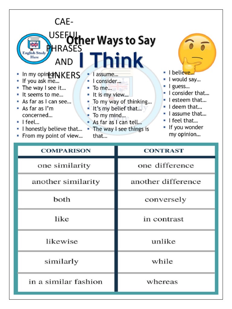 Cae-Useful Phrases AND Linkers | PDF