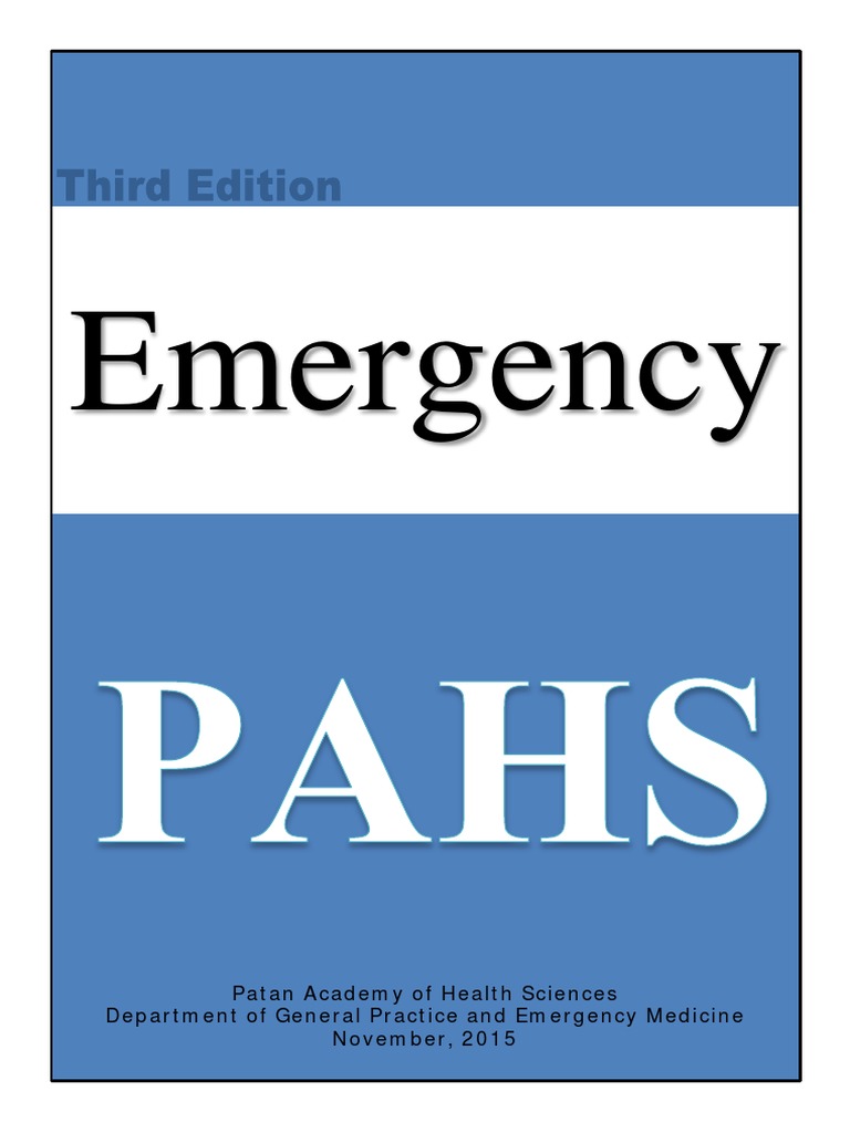 PAHS ED Protocol Edition Three | PDF | Pulse | Fever