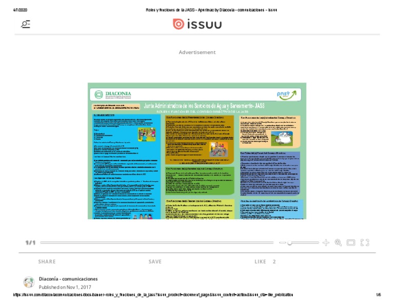 Roles y Funciones de La JASS | PDF