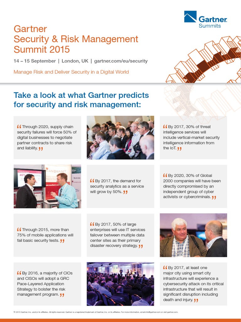 Gartner Security & Risk Management | PDF | Risk | Computer Security