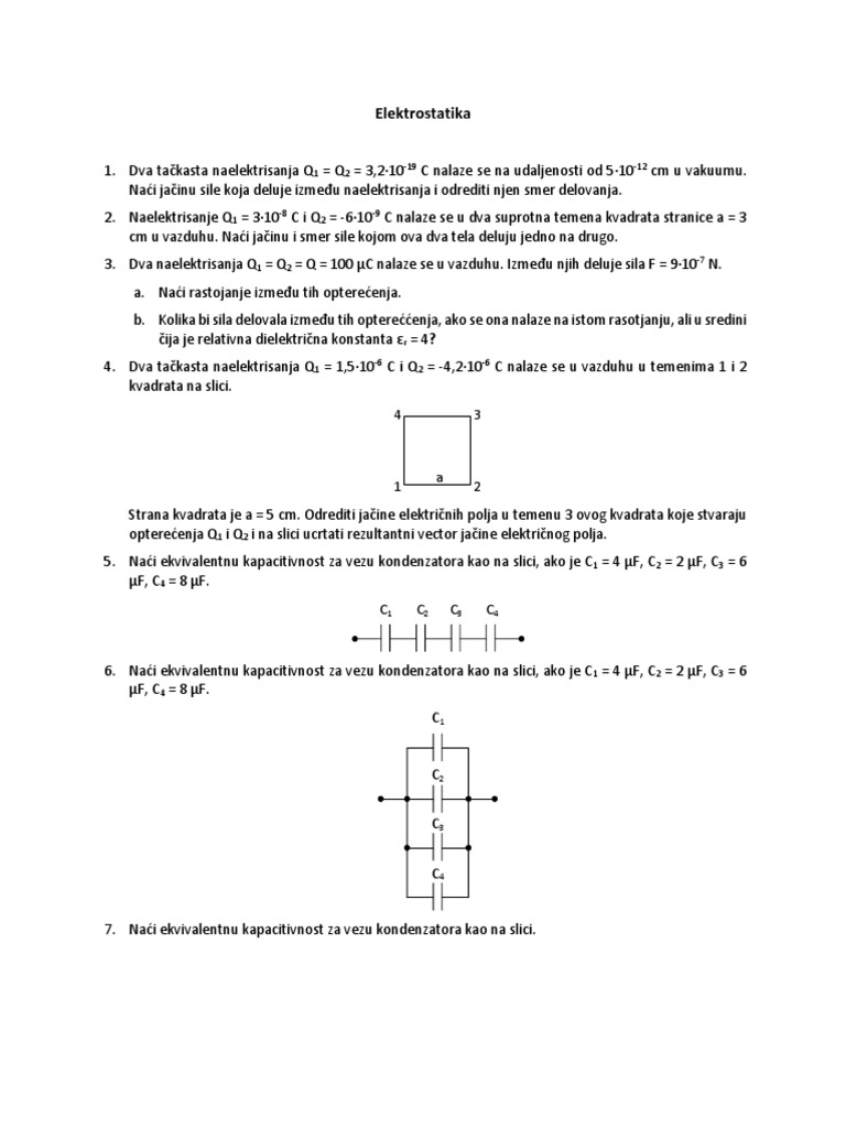 Elektrostatika | PDF