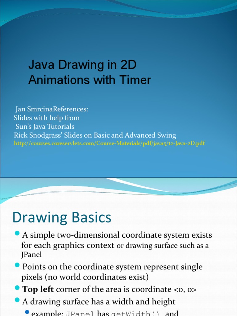 Java Drawing in 2D | PDF | Typefaces | Shape