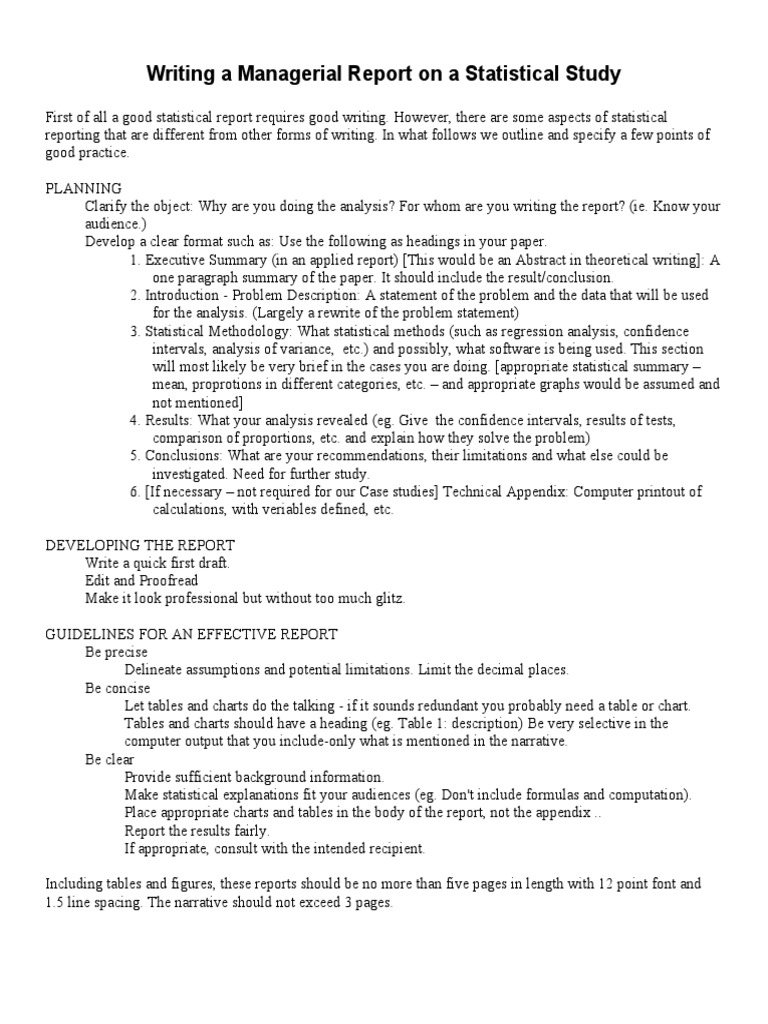 Managerial Report | PDF | Confidence Interval | Statistics