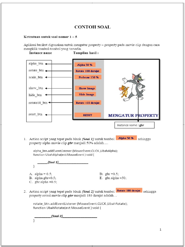 Contoh Soal Action Script Pdf Pdf