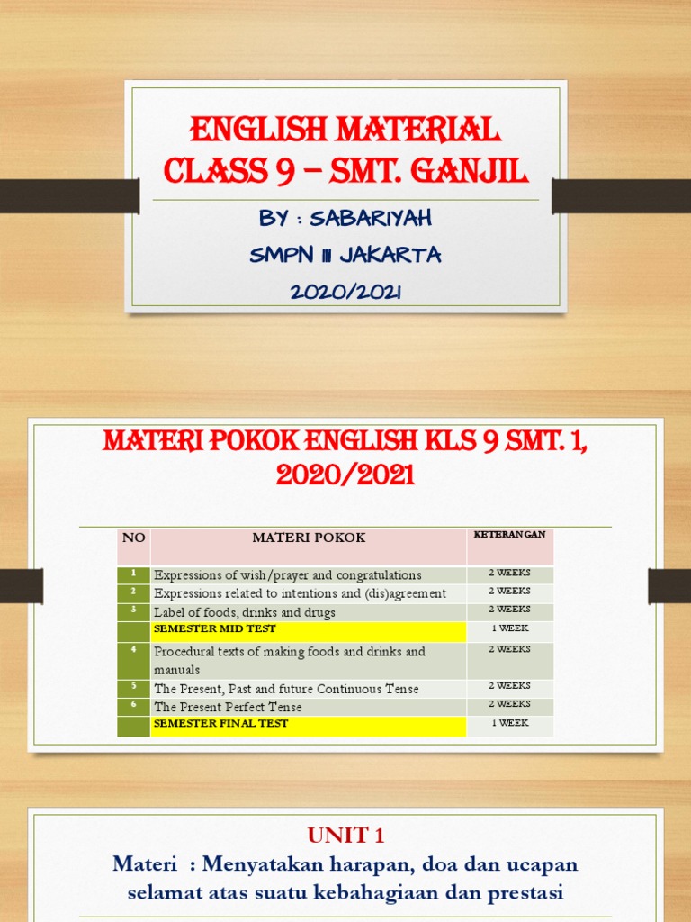 English Material | PDF