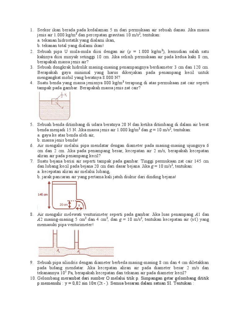 Latihan Soal Kelas XI | PDF
