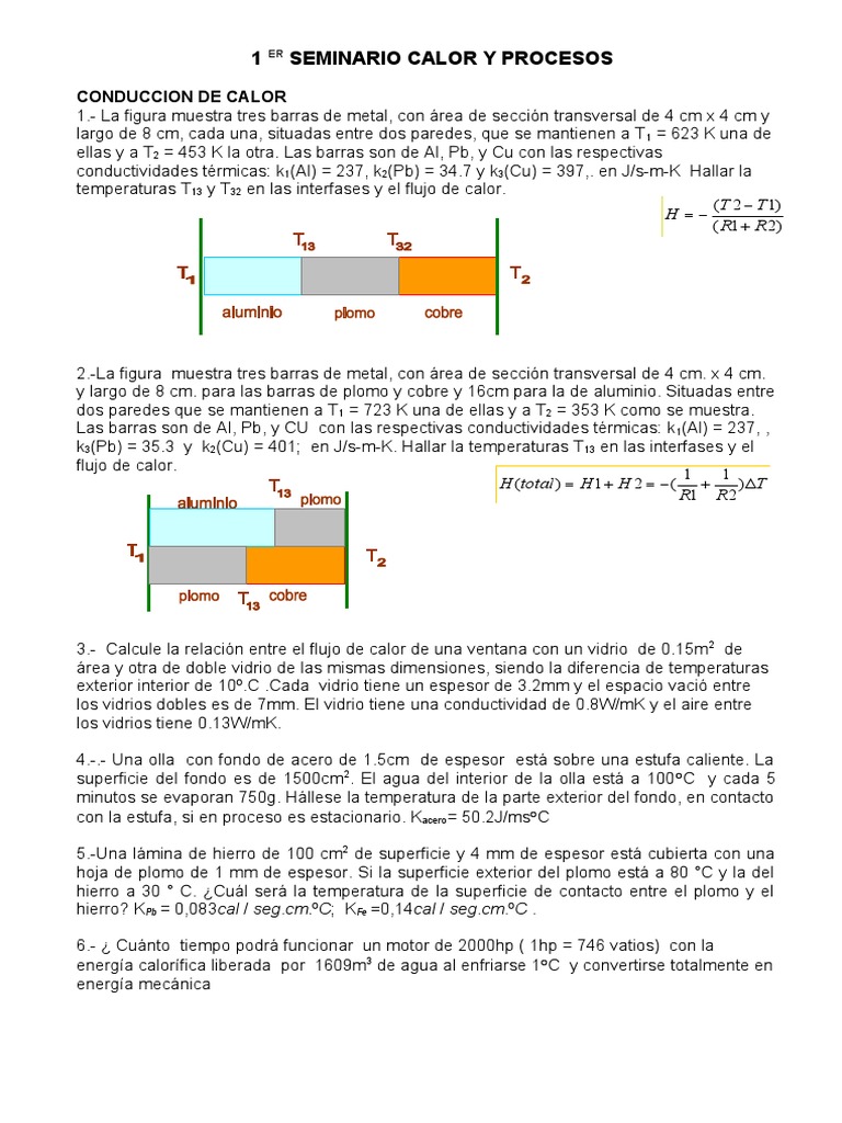 Seminario 1 FEFE | PDF | Convección | Luz de sol