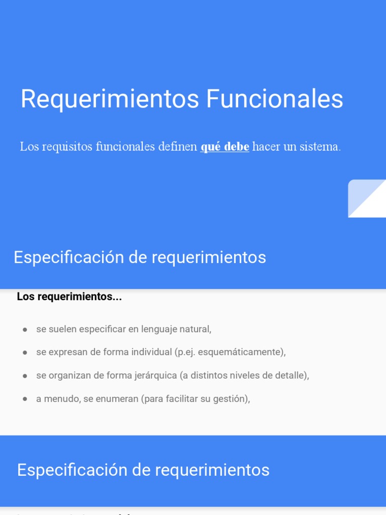 Requerimientos Funcionales y No Funcionales | PDF | Usuario ...