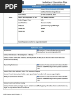 Sample IEP For Child With Autism | PDF | Individualized Education ...