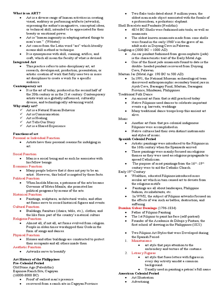 What Is An ART?: Personal or Individual Function | PDF | Paintings | Color