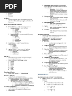 General Physics g12 Reviewer | PDF | Physics | Force