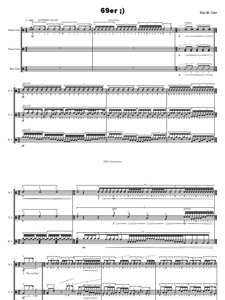69er ) - Score | PDF