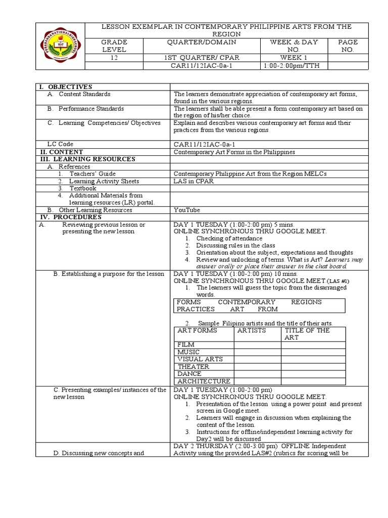 LP Cpar | PDF | Educational Psychology | Teachers