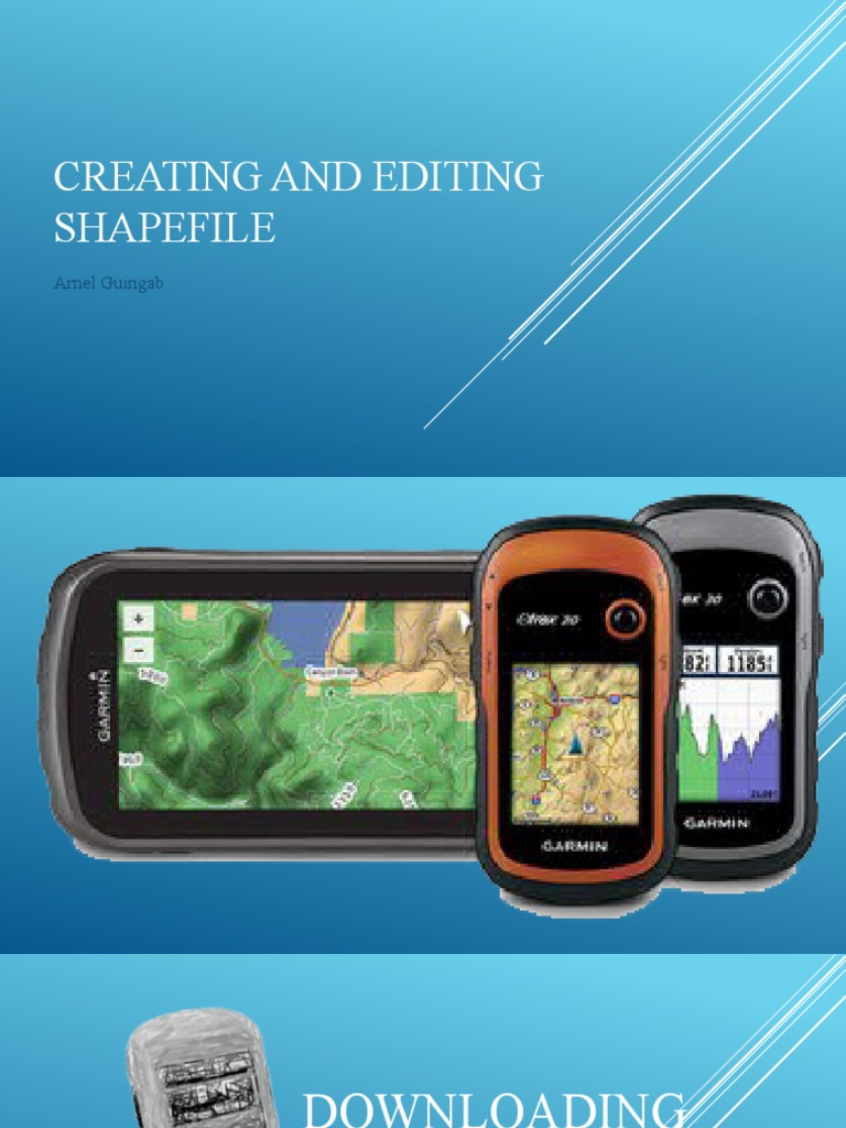 Creating and Editing Shapefile | PDF | Arc Gis | Computer File
