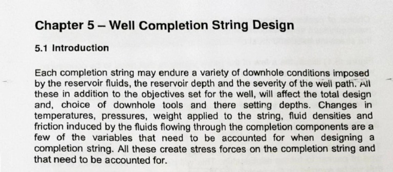 Completion String Design Essentials | PDF | Science & Mathematics ...