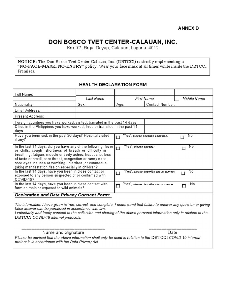 Don Bosco Tvet Center-Calauan, Inc.: Km. 77, Brgy, Dayap, Calauan ...