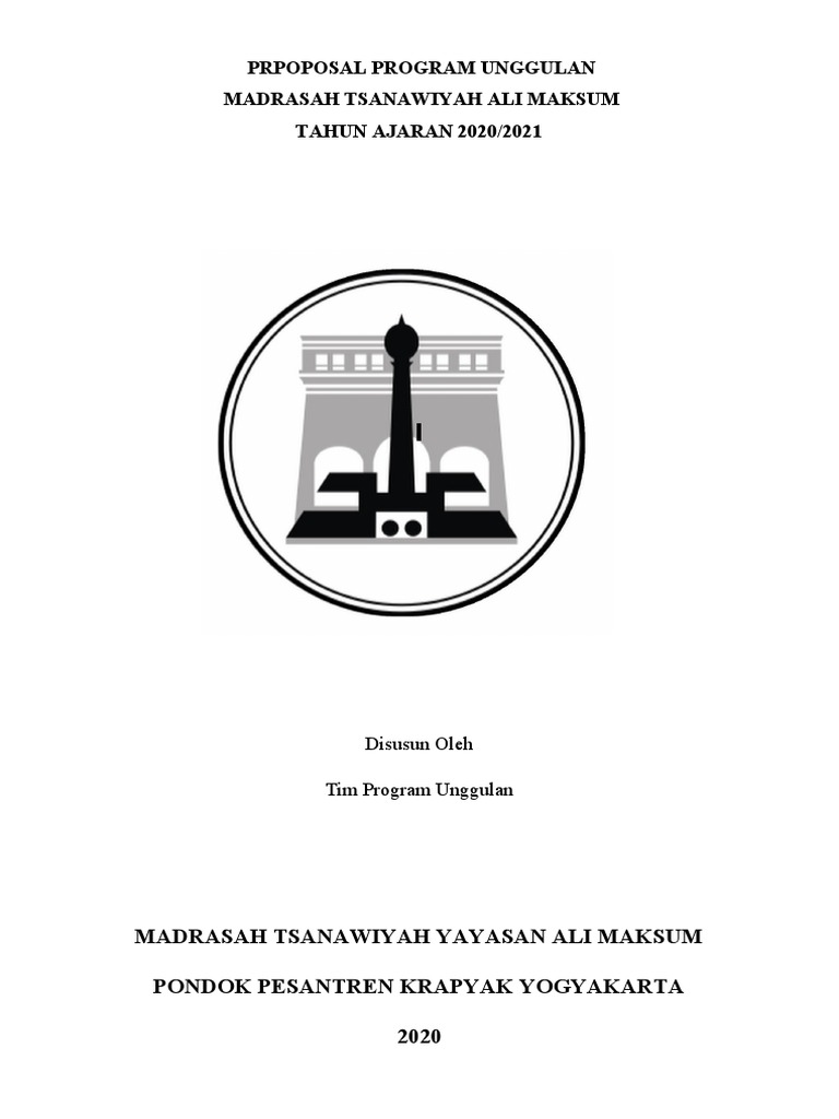 Proposal Program Unggulan 2020-2021 | PDF