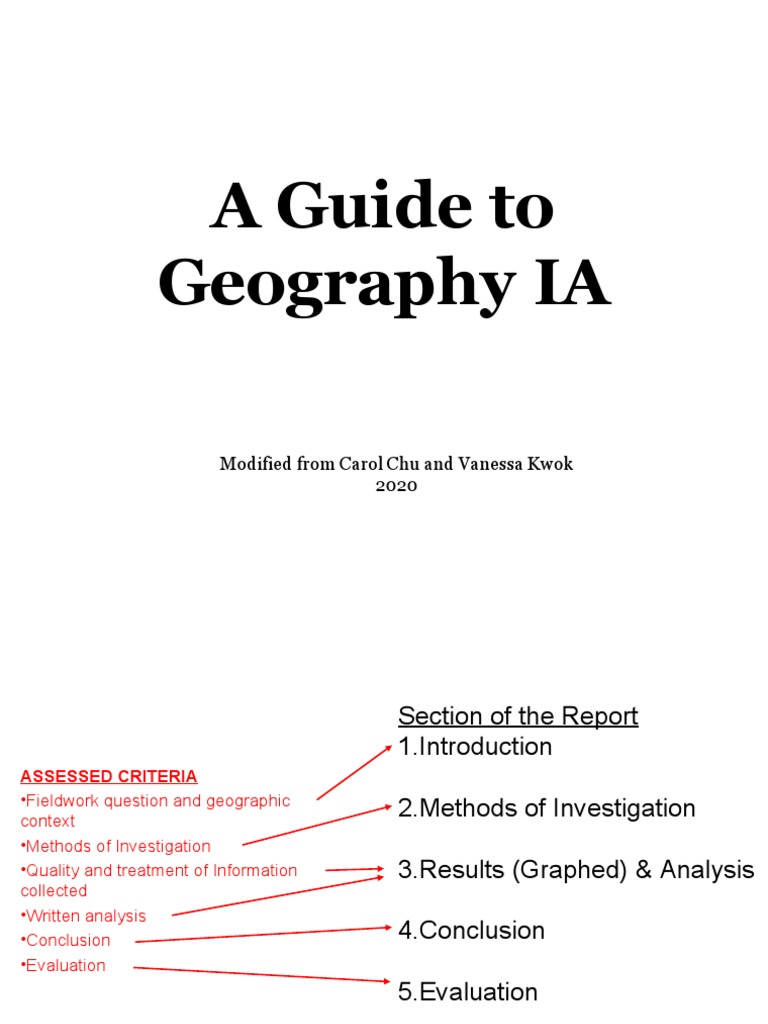Geography Guide To IA | PDF | Hypothesis | Statistical Hypothesis Testing