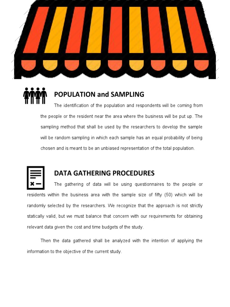 POPULATION and SAMPLING | PDF | Sampling (Statistics) | Restaurants