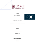 Ama Sua, Ama Llulla, Ama Quella: Valores Inca | PDF
