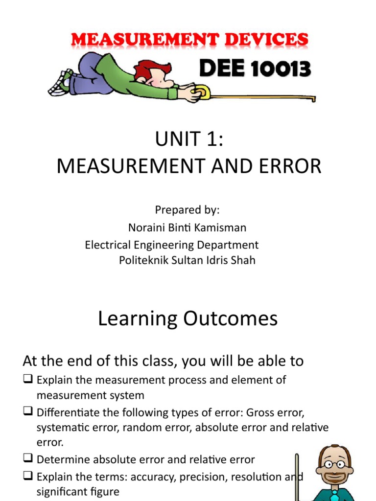Measurement Errors and Their Types | PDF | Accuracy And Precision ...