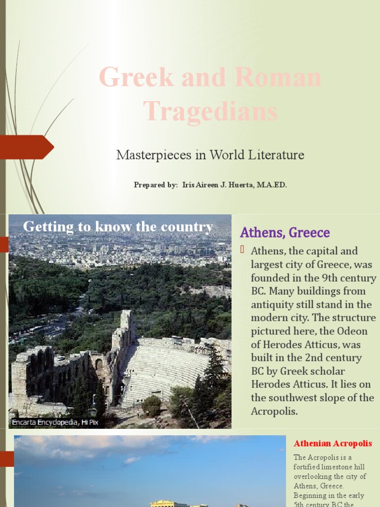 The Essence of Greek Tragedy | PDF | Sophocles | Latin Literature