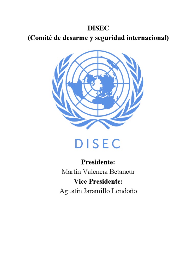 DISEC | PDF | OTAN | Naciones Unidas