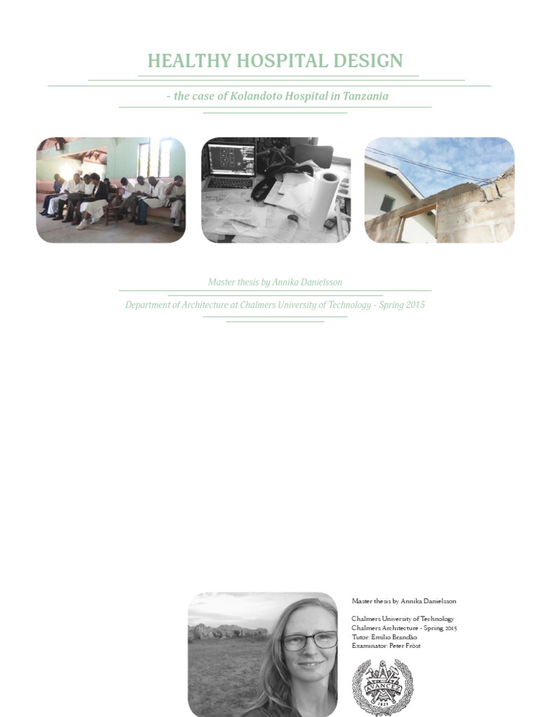 Healthy Hospital Design PDF | PDF | Patient | Hospital