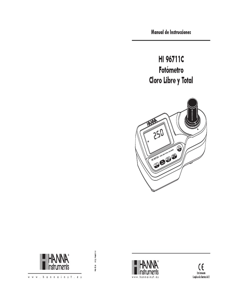 Hi 96711 Pdf Pdf Calibración óptica