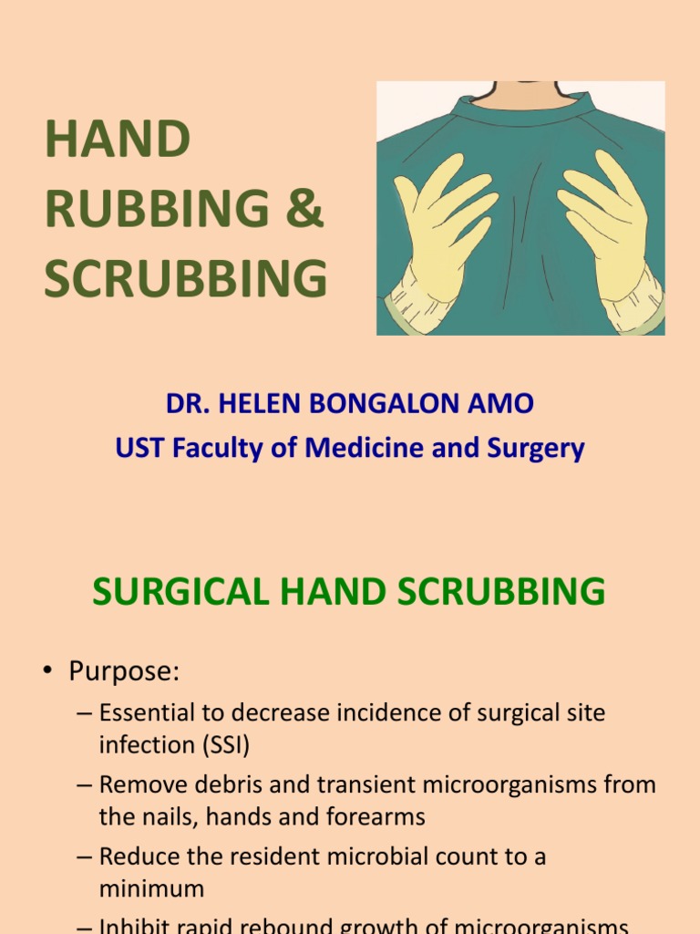 PMS Hand Rubbing & Scrubbing | PDF | Nail (Anatomy) | Surgery