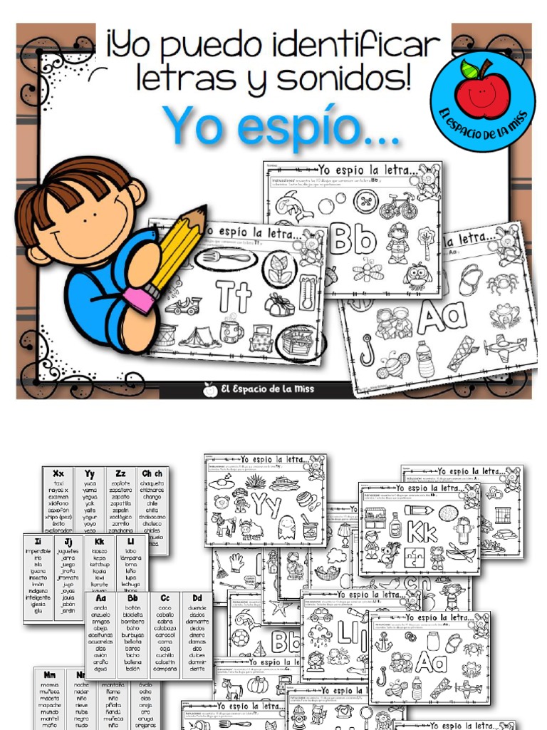 9 - Yo Aprendo Las Sílabas 9 - Yo Espio Las Iniciales PDF | PDF