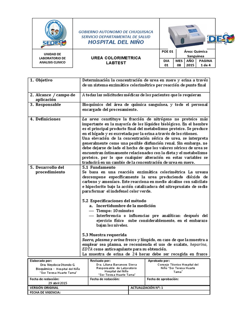 Urea Labtest | PDF | Urea | Laboratorios