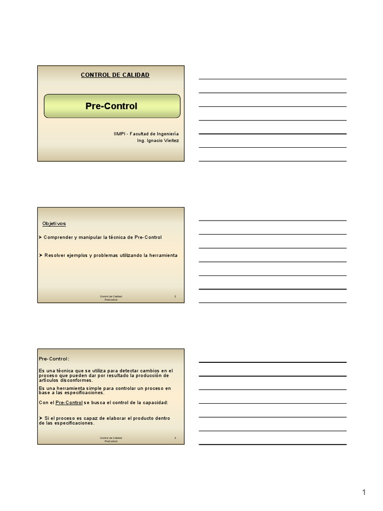 Pre Control | PDF | Science | Ciencia y Tecnología